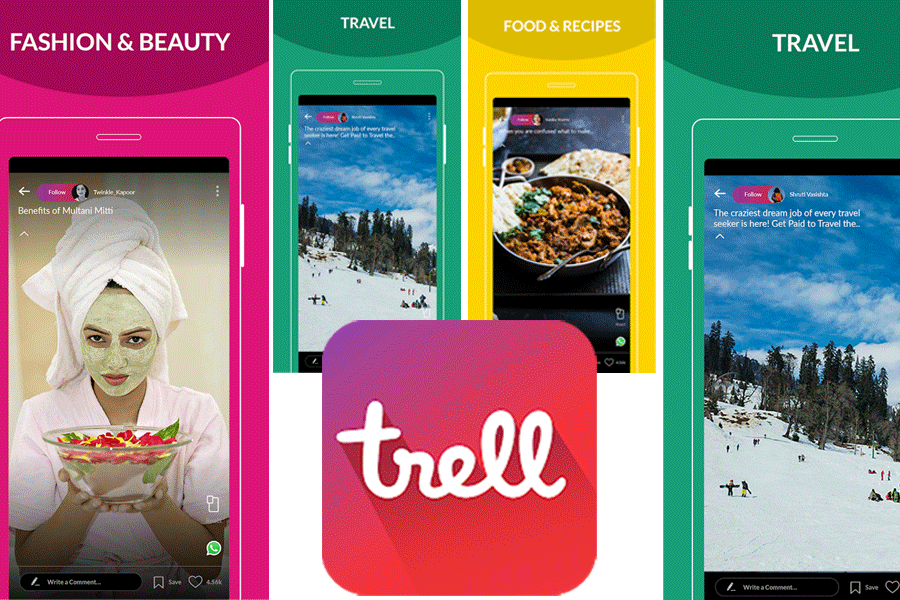 "Trell is not like other short video sharing platforms"