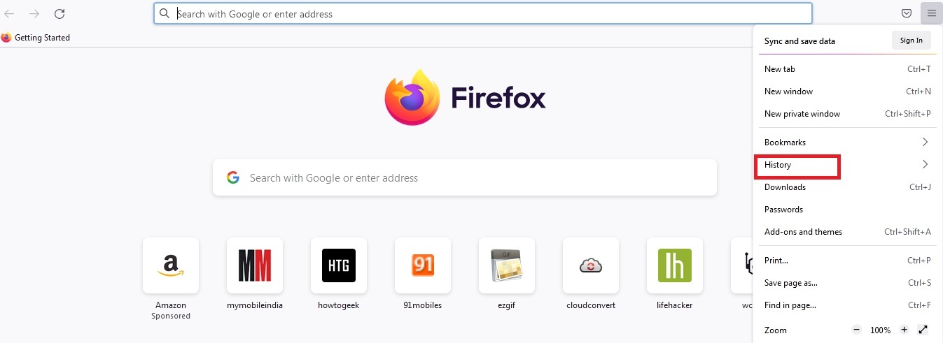 How to delete your Google Search Bar history?