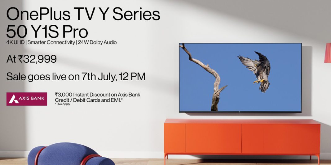 OnePlus TV 50 Y1S Pro with Dolby Audio launched in India