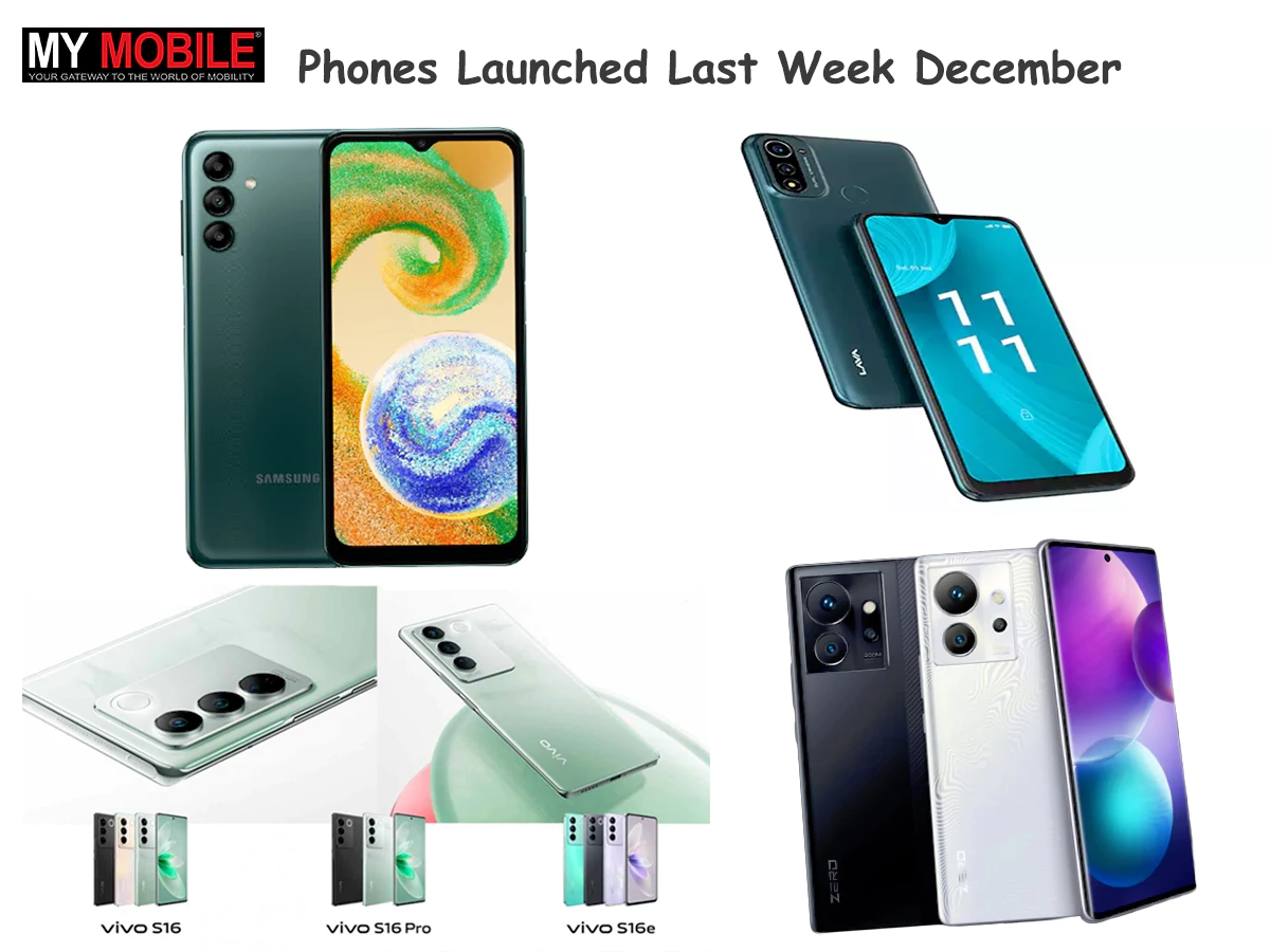 Phones Launched in Last Week of December 2022 - Vivo S16 series ...