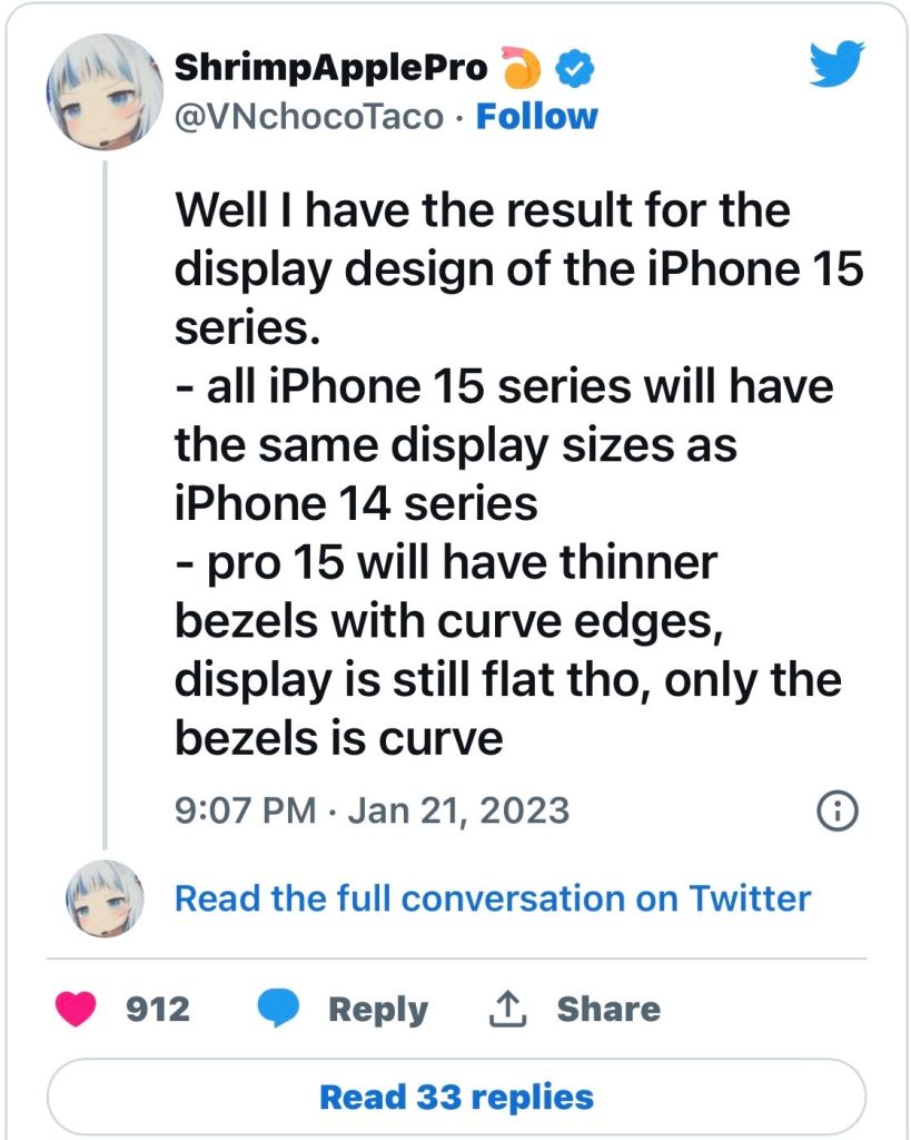 iPhone 15 Design Leak: Includes Thinner Bezels, Curved Edges. Get ready ...