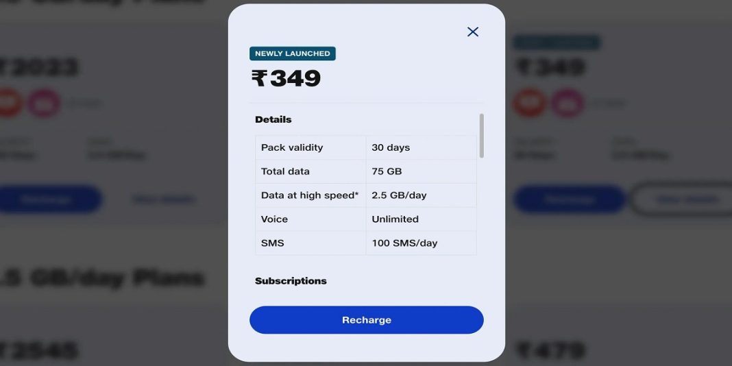 Jio Rs 349, Rs 899 Prepaid Recharge Plans Launched: Benefits, Validity ...