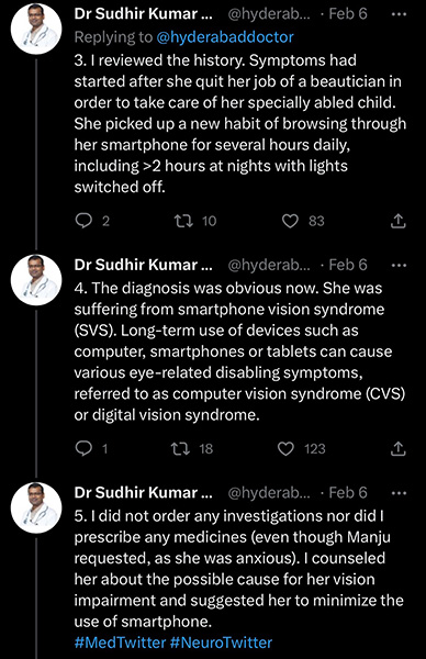 Smartphone Vision Syndrome: Cellphone Addiction: 30year old Hyderabad ...