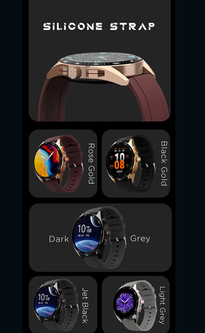 Fire-Boltt Invincible Plus Smartwatch with Bluetooth calling, 1.43-inch ...