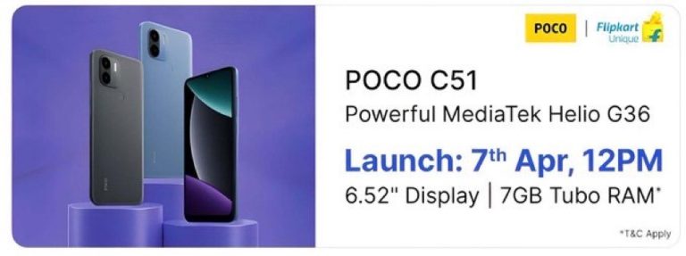 POCO C51 India launch date accidentally revealed via now-deleted ...