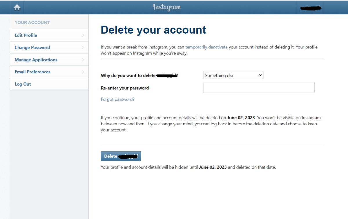 How to Delete/Deactivate Instagram Account?