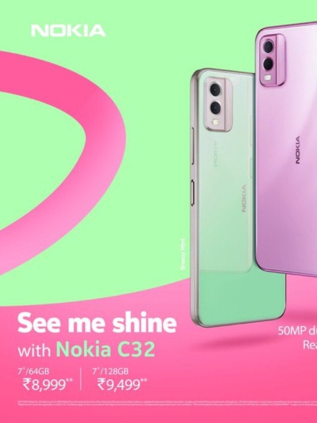 HMD Global launches Nokia C32 in India with 3-day battery, 50MP camera, Android 13; Check Price ...