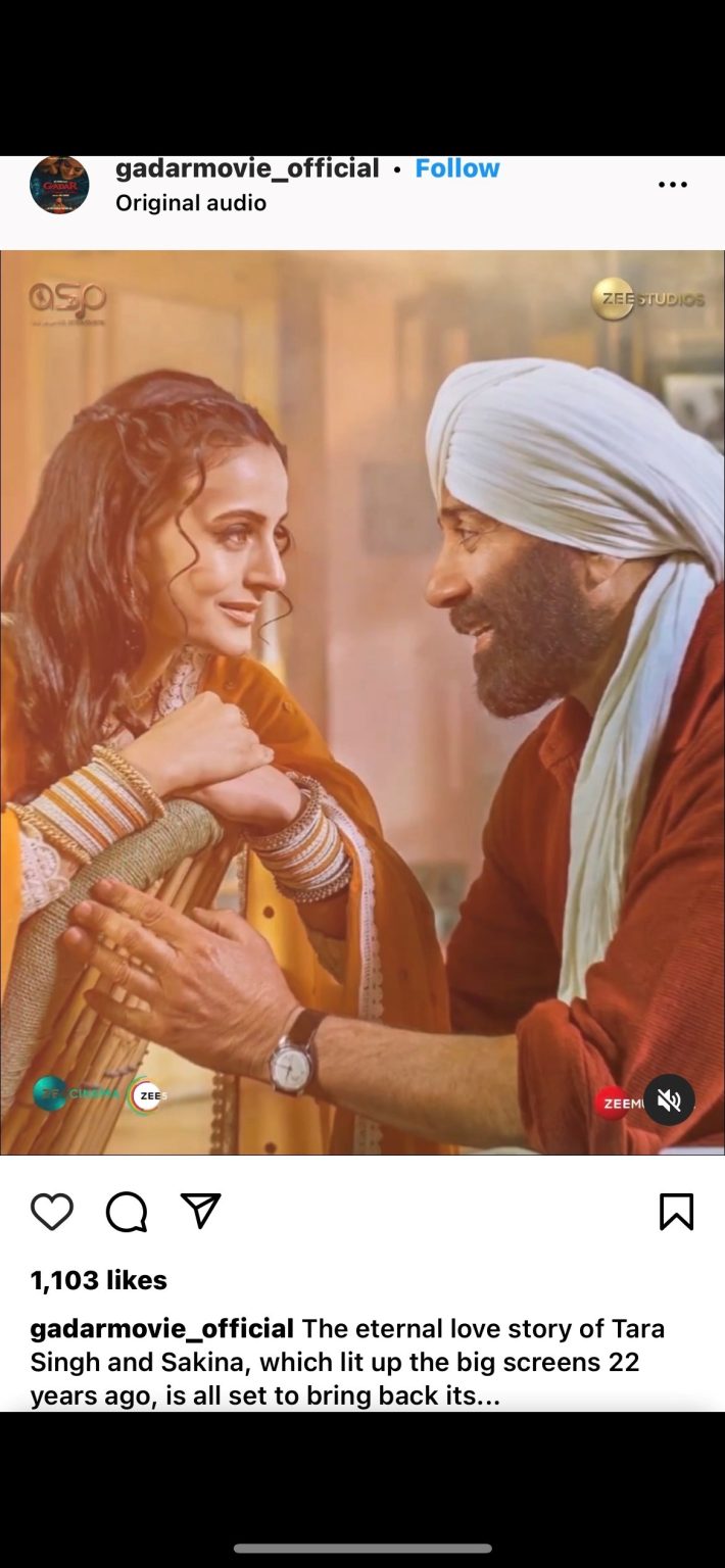 Gadar 2: The Katha Continues: Release Date, Trailer, Songs, Cast; Deol ...