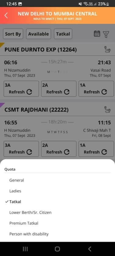 IRCTC Tatkal Ticket Booking Guide: Time, Charges and How to Book Tatkal ...
