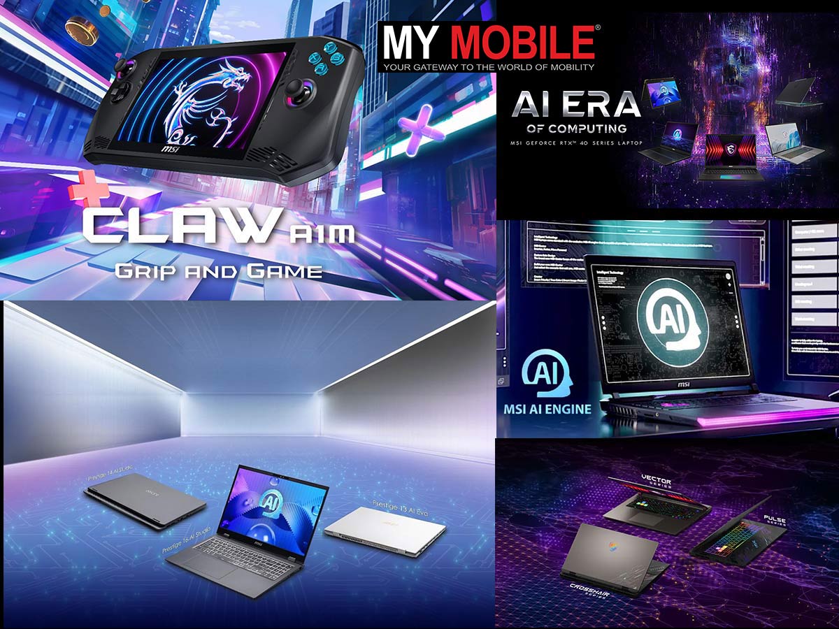 MSI Unveils AI-Powered Laptops, Claw Gaming Handheld, and More at CES 2024