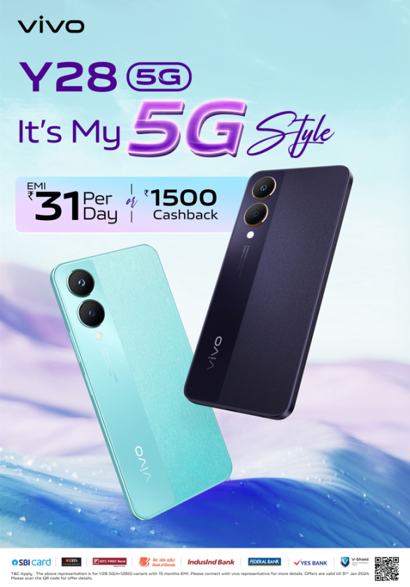 Vivo Y28 5G Launches in India With Dimensity 6020, 90Hz Display: Pricing, Features, Specs, and, More