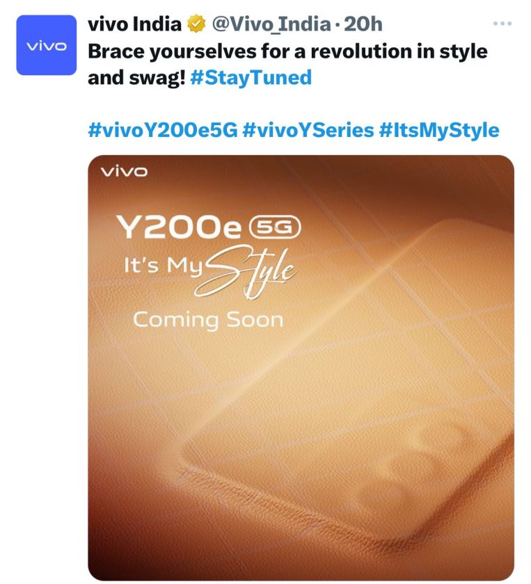 Vivo Y200e 5G Teaser Unveiled Ahead of India Launch Ahead of February ...