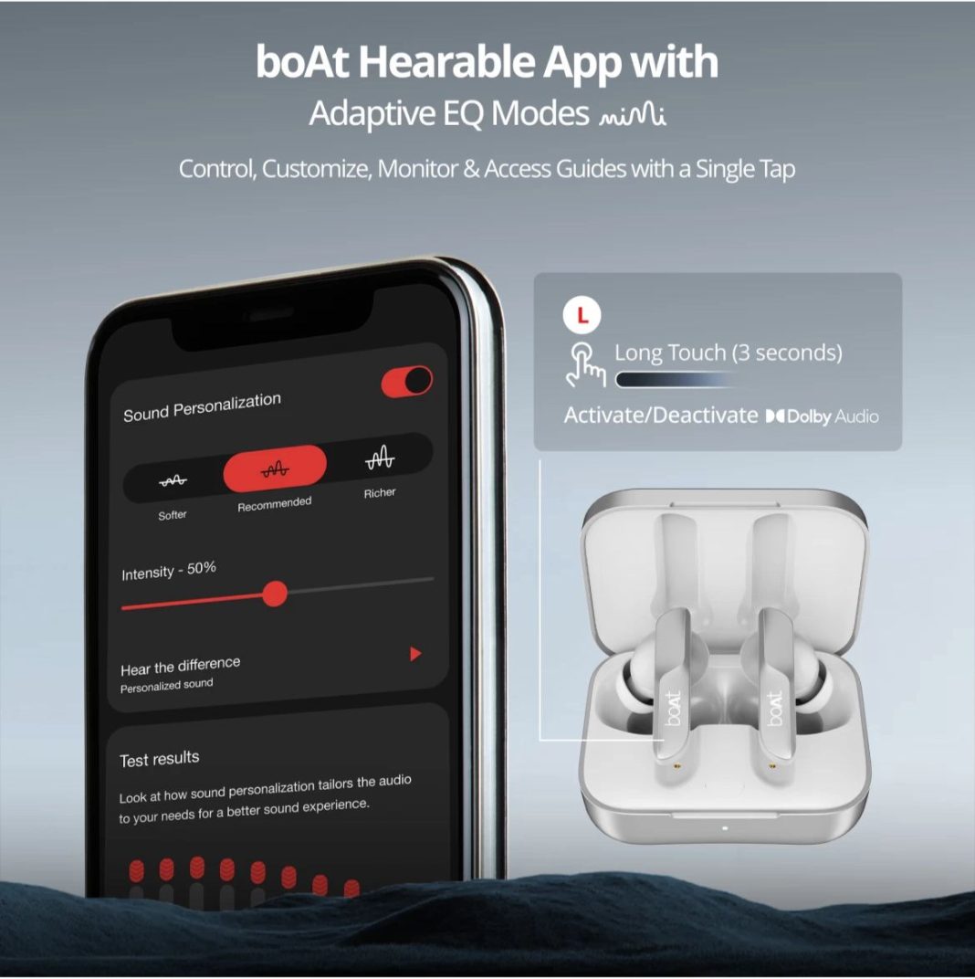 boAt Launches Airdopes 800 TWS Earbuds with Dolby Audio and 40-Hour ...