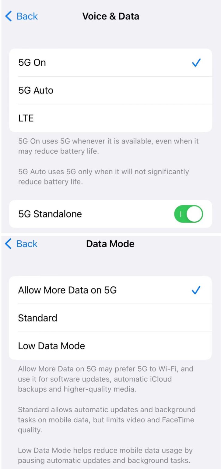 Here’s How to Unlock Your iPhone's 5G SA Capabilities with iOS 16.4 ...