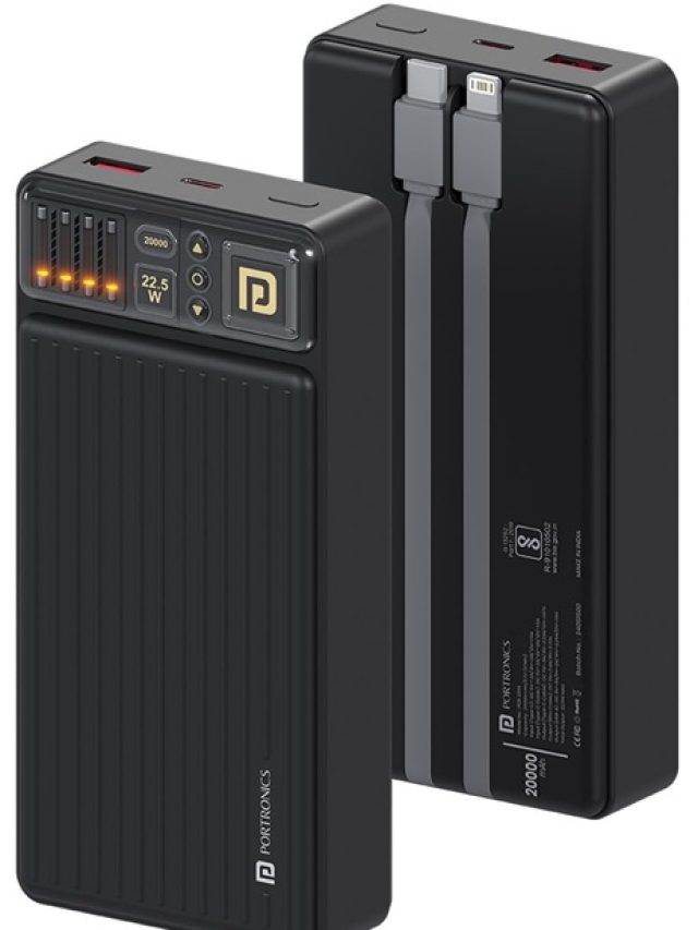 Portronics Launches Luxcell Blind 20K Fast Charging Power Bank ~ My ...