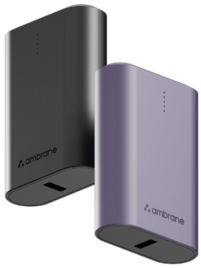 Ambrane Unveils PowerLit 30: 33W 10000mAh Power Bank with PD and PPS ...