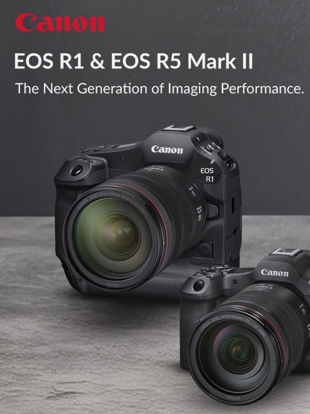 Canon Launches EOS R1 and EOS R5 Mark II Mirrorless Cameras in India ...
