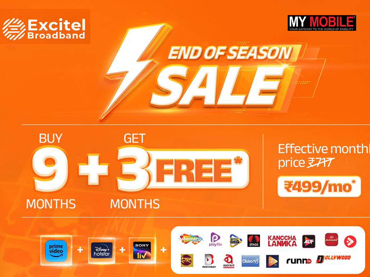 Excitel Announces Three Months of Free Internet with 18 OTT Subscriptions and More ~ My Mobile India