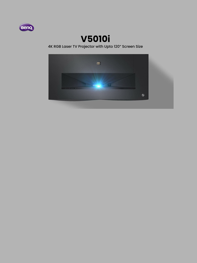 BenQ V5010i: 4K RGB Ultra Short Throw Laser TV Projector Now Available ...