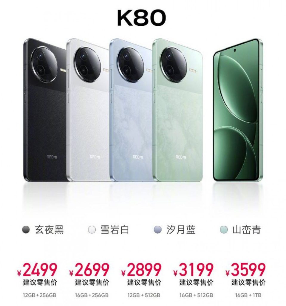 Xiaomi Launches Redmi K80 Series With 6.67″ 2K 120Hz OLED Display ...