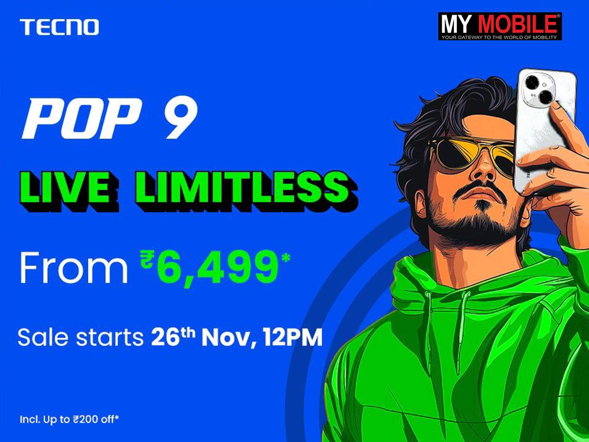 TECNO POP 9 Launched at ₹6,499 with India’s first MediaTek G50 ...