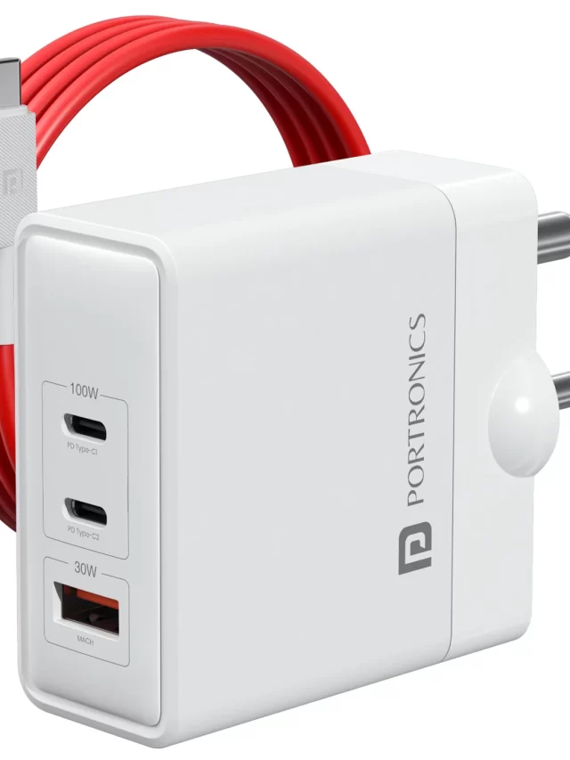 Portronics Launches Adapto 100: A Sleek 100W GaN Universal Charger ~ My ...