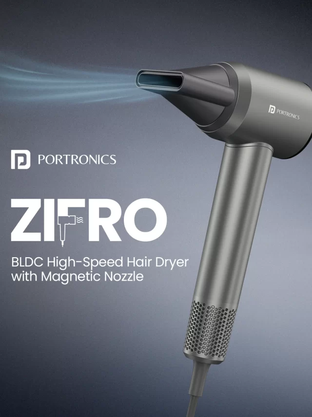 Portronics Zifro: High-Speed 1600W Hair Dryer with Smart Controls! ~ My ...