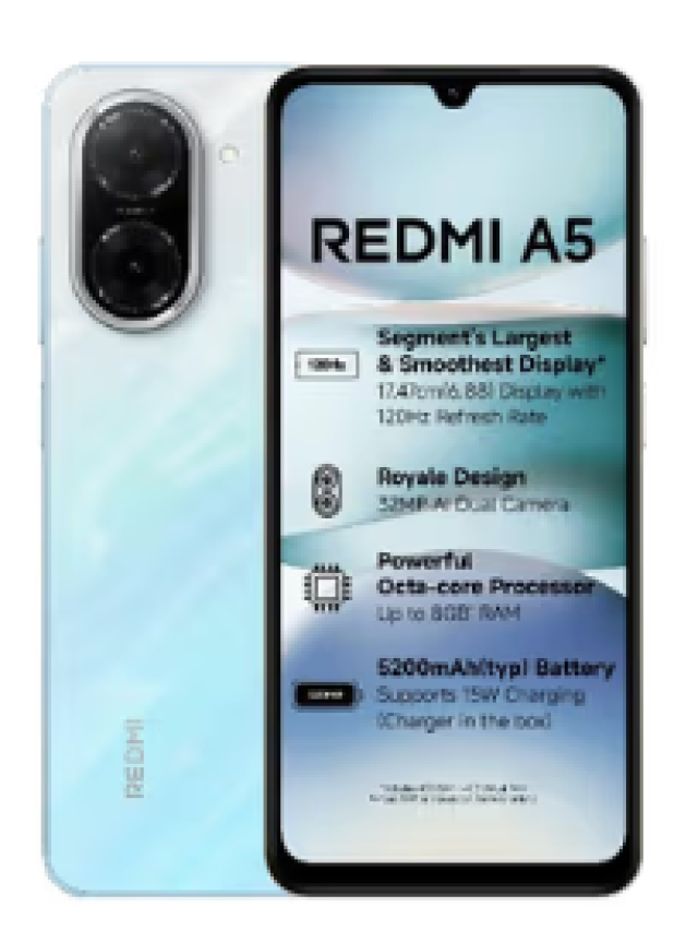 Redmi A5 Launched in India at ₹6,499 — Entry-Level Phone with Premium ...