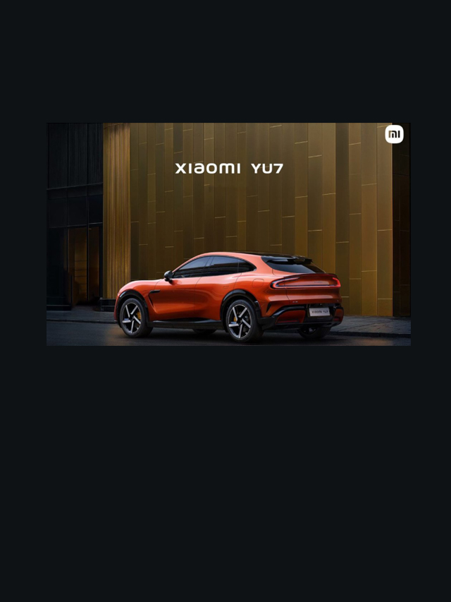 Xiaomi YU7 Electric SUV with Up to 835km Range Official ~ My Mobile India