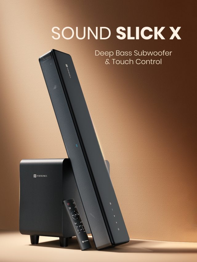 Portronics Launches Sound Slick X Soundbar with 250W Output, Bass Boost ...
