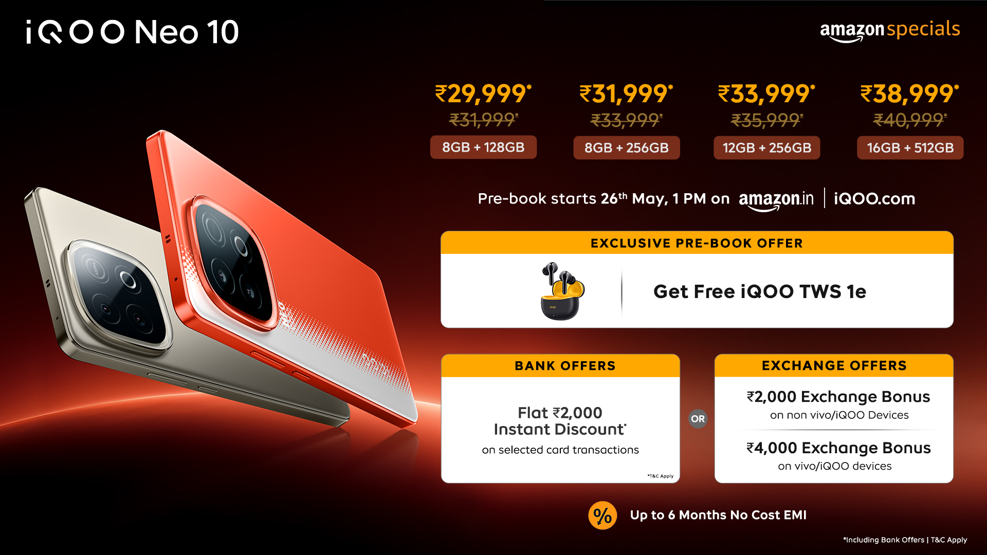 iQOO Neo 10 launched as India’s First Smartphone Powered by the latest ...