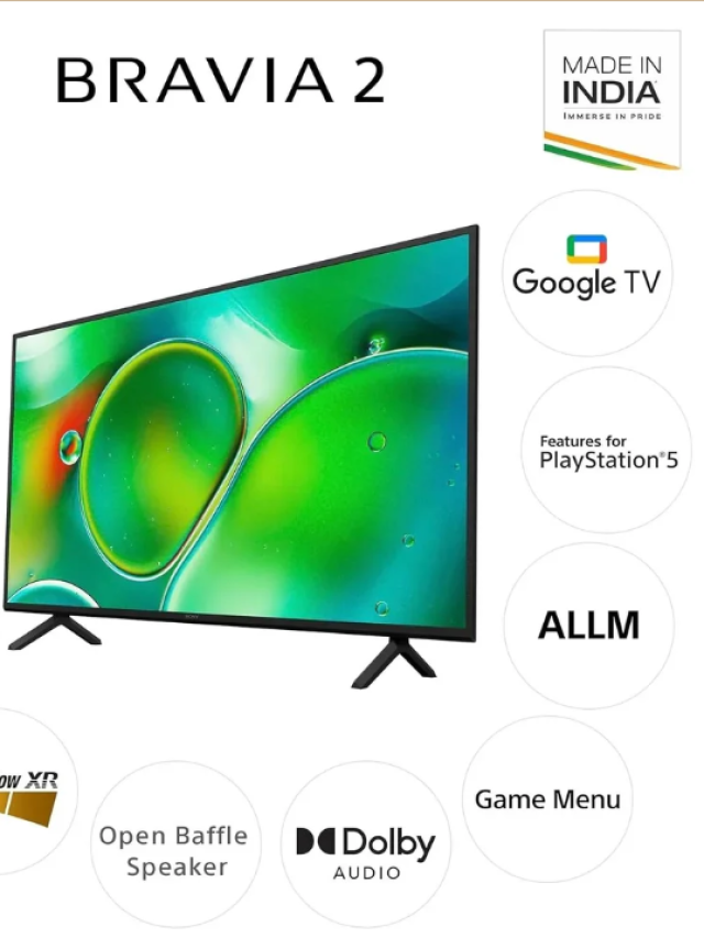 Sony Bravia 2 II 4K TV Launched in India With Dolby Atmos, Google TV ...