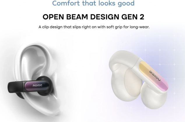 Noise Air Clips 2 Open-Ear Earbuds Launched in India with 40-Hour ...