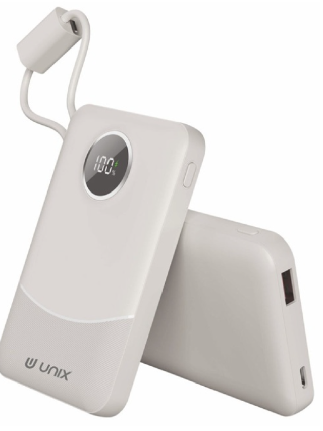 Unix UX-1519 10000mAh 22.5W PD Powerbank with Built-in Cables Launched ...