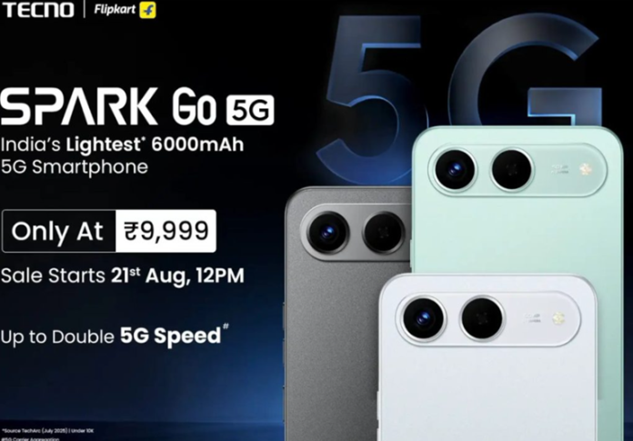 TECNO Spark Go 5G Debuts in India With 120Hz Display, Dimensity 6400 ...