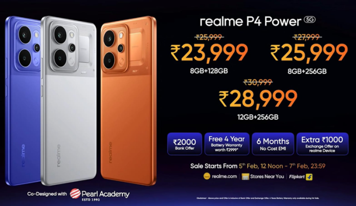 Realme P4 Power 5G Debuts in India with Smashing 10,001mAh Battery and ...