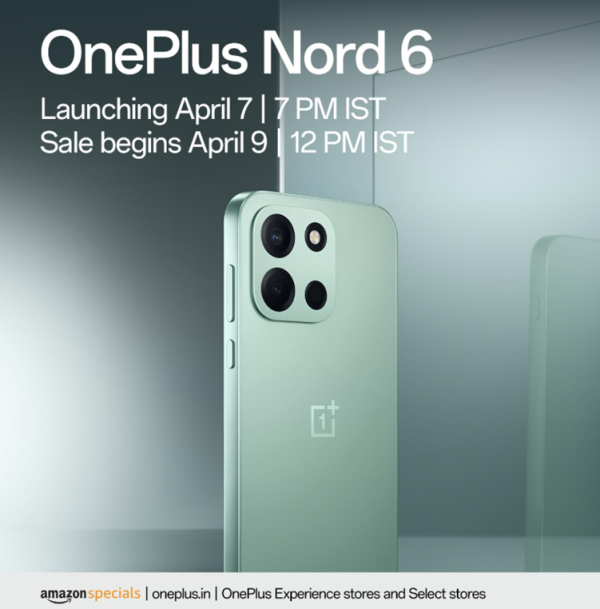 OnePlus Nord 6 Launched in India with Snapdragon 8s Gen 4, 9,000mAh ...